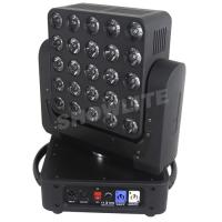 China 25*10W RGBW Moving Head Wash Lights , Disco DJ Club Stage Light 300W for sale