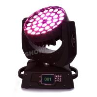 China Zoom 36*10w RGBW/RGBWA+UV LED Wash Moving Head Light RDM/DMX512 Control LED Wash Moving Head Par Can Stage Light for sale