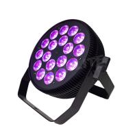 China RGBWA 18*15W  5 In 1 LED Par Wash Lights For Wedding / Concert OEM&ODM LED Par Can Wash Light LED Flat Slim Par  Light for sale