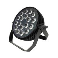 China RGBWA 18*15W  5 In 1 LED Par Wash Lights For Wedding / Concert OEM&ODM LED Par Can Wash Light LED Flat Slim Par  Light for sale