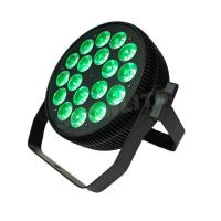 China RGBWA 18*15W  5 In 1 LED Par Wash Lights For Wedding / Concert OEM&ODM LED Par Can Wash Light LED Flat Slim Par  Light for sale