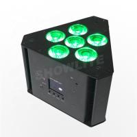 China CHAUVET DJ Triangle Led 6x18w RGBWA+UV LED Par Wash Light Battery Wireless Romte APP Control for sale