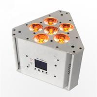 China Triangle 6*18W/6*15W/6*10W RGBWA+UV LED Par Can Wash Lights Wifi IOS Or Android Wireless Control with APP for sale