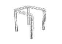 China 400x400 Aluminum Alloy Lighting Truss System Spigot Truss 0.5m-4m Length for sale