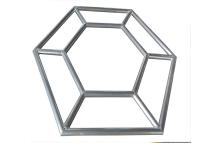 China 400x400 Aluminum Alloy Lighting Truss System Spigot Truss 0.5m-4m Length for sale