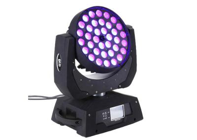 China Lyre Led 36*10W RGBW 4IN1 RGBWA+UV 6IN1 Zoom Rainbow Effect Led Moving Wash  Light DJ Night Club Light DMX512 Control for sale