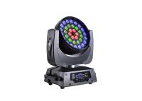 China Lyre Led 36*10W RGBW 4IN1 RGBWA+UV 6IN1 Zoom Rainbow Effect Led Moving Wash  Light DJ Night Club Light DMX512 Control for sale