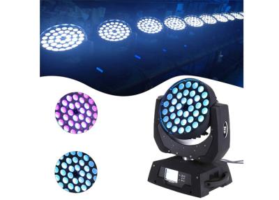 China 4in1 RGBW 36*10W  LED Wash Moving Head Light 36*18W 6in1 RGBWA+UV LED ZOOM DJ Stage Light 16CH 512DMX control for sale