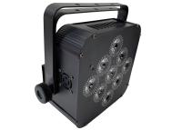 China LED Flat Par 9*18W RGBWA+UV 6in1 stage uplights dj equipment powered wireless LED stage light for sale