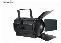 China 200W Warm White LED Fresnel Light Spotlight with Eletrical Zoom for Studio Stage for sale