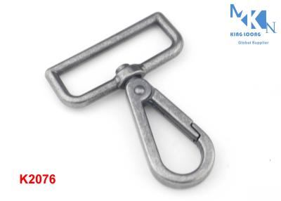China Shiny Silver Metal Bag Snap Hook Strap Bag Accessory Different Size For Purses for sale