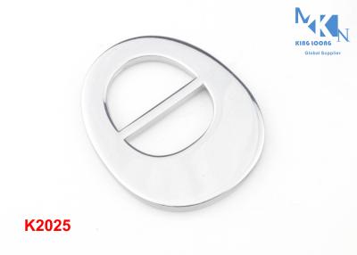 China Brush Nickle Bag Metal Buckle Oval Belt Strap Buckle Hardware For Handbag for sale