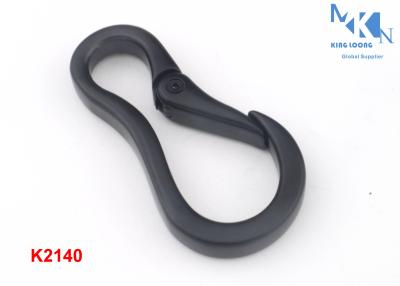China Fashion Style Bag Snap Hook 10mm Inner Size Black Color For Handbags for sale