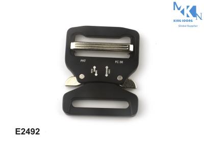 China 38.5mm Width Custom Alloy Metal Cobra Belt Buckle With Emboss Logo for sale