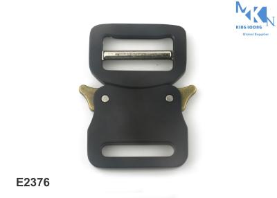 China Strong Bearing Black Color 1.3 Inch  Metal Belt Buckle Anti Corrosion for sale