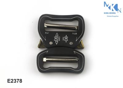 China High Strength Pull Clasp Belt Buckle / 10mm Thickness Metal Strap Buckles for sale
