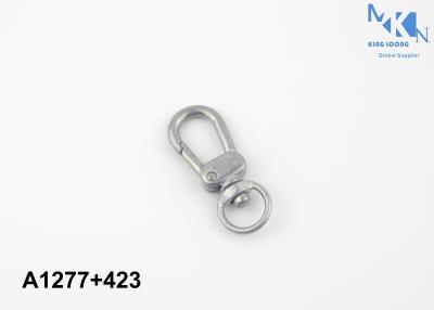 China Zinc Alloy Small Bag Snap Hook Fashion Style With Engraved Logo for sale