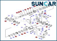 China 707-99-78680 7079978680 Bucket Cylinder Seal Kit For Excavator PC750SE-7 PC800SE-7 Komatsu for sale