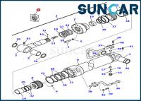 China 707-99-27740 7079927740 Arm Cylinder Oil Seal Kit For 2-Piece Boom Model PC75R-2 PW75R-2 Komatsu for sale