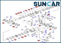 China PC800SE-8 PC800-8K 707-99-78780 7079978780 Bucket Seal Repair Kit Komatsu Hydraulic Cylinder for sale
