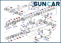 China Bucket Sealing Kit 721-98-01590 7219801590 PC800SE-8E0 Komatsu Repair Seal Kit Hydraulic Cylinder for sale