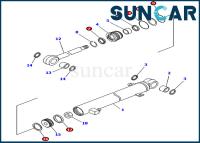 China Arm Seal Kit Hydraulic Cylinder For 707-98-03040 7079803040 PC02-1 Komatsu Heavy Machine for sale