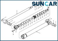 China Boom Oil Seal Kit VOE14501680 VOE 14501680 Hydraulic Cylinder Repair Kits Fits Models EC140 SUNCARVO.L.VO for sale