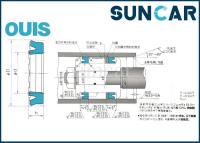China OUIS Cylinder Piston Seal Hydraulic Oil Seals for sale
