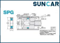 China SPG Cylinder Piston Seals For Hydraulic Seal for sale