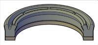 China Hydraulic Cylinder IUIS Piston Rod Seal for sale