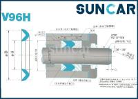 China V96H Type Piston Rod Seal And Piston Seals for sale