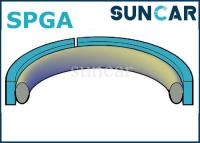 China SPGA Piston Oil Seal Hydraulic Cylinder Seals for sale