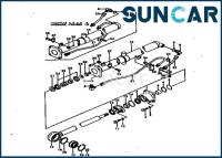 China 101-62-05020 Hydraulic Cylinder Seal Kit Komatsu D20A-2 1016205020 Hydraulic Cylinder Repair Kits for sale
