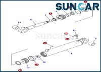 China D37EX-21 Komatsu Hydraulic Cylinder Rebuild Kits 707-98-24720 for sale