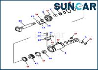 China 707-99-52160 Tilt Service Kit 7079952160 Komatsu Cylinder Seal Kit Fits D61EX-15 Dozers for sale