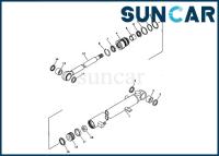 China 707-00-55010 Arm Cylinder Seal Kit Komatsu PC07-1 Mini Excavator Inner Repair Parts for sale