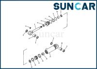 China 707-00-60310 Blade Cylinder Sealing Kit Komatsu PC05-1 Seal Repair Kit Mini Excavator Replacement for sale
