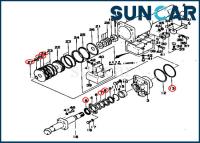 China 150-81-05010 Tilt Cylinder Service Kit 1508105010 Seal Repair Kit For D80A-12 D85A-12 Komatsu for sale