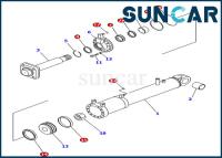 China 707-99-53620 7079953620 Blade Tilt Cylinder Service Kit For Komatsu D85EX-15E0 D85MS-15 for sale