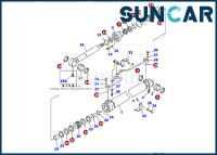 China 707-99-37230 Komatsu Service Kit PC120-6 Excavator Boom Cylinder Seal Kit Resistance To High Pressure for sale