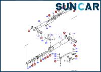 China Boom Cylinder Seal Kit 707-99-37350 Komatsu PC128US-2-AC Excavator Inner Repair Parts for sale