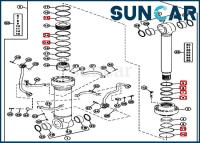 China ISO9001 Hydraulic Seal 4662878 Positioning Cylinder Sealing Kit Excavator John Deere Kits for sale