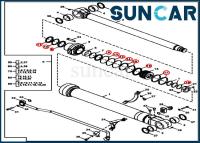 China Cylinder Repair Seal Kit FYA00012901 Bucket Sealing Kit For 135G 130G Excavator John Deere for sale
