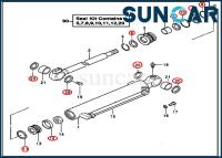 China 4355825 DEERE Service Kit Hydraulic Seal Repair Kits Fits Excavator Cylinder Blade Parts for sale