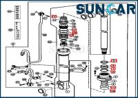 China 4662884 Boom Cylinder Seal Repair Kits For 2154D 200LC JOHN DEERE Models Equipment for sale