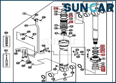 China Boom Repair Seal Kit 4639936 Fits 270CLC 2554 John Deere Replacement Service Parts for sale