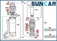 China 4369769 John Deere Arm Sealing Kit Hydraulic Repair Seal Kit For 290D Construction Machinery Parts for sale