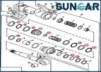 China AT264444 Arm Sealing Kit ISO9001 490 John Deere Cylinder Repair Seal Kit for sale