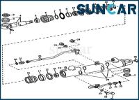 China Excavator 690B JOHN DEERE AR105309 Boom Repair Seal Kit Cylinder Service Kits for sale