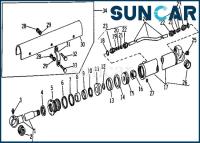 China AR105312 Hydraulic Cylinder Repair Kits John Deere 690 690B Bucket Sealing Kit for sale